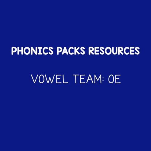 Vowel Team OE Phonics Activities for Orton-Gillingham Lessons | TPT