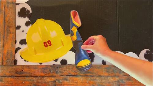 Fire Safety Bulletin Board Kit and Firefighter Decorations | TPT