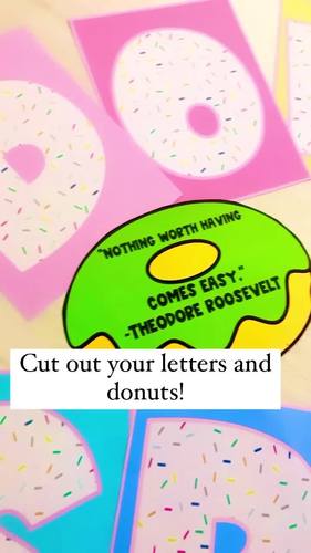 Door Decoration Test Day: Donut Stress Just Do Your Best by An Apple ...