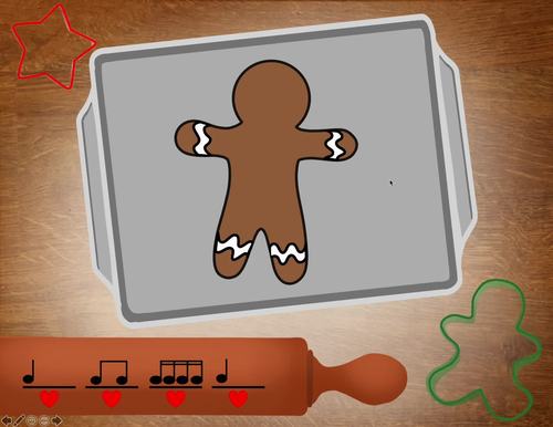 Gingerbread Rhythms - Level 5 by Turn Up DeNoise | TPT