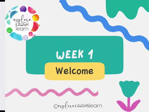 The First Four Weeks Bundle by Explore Laugh and Learn | TPT