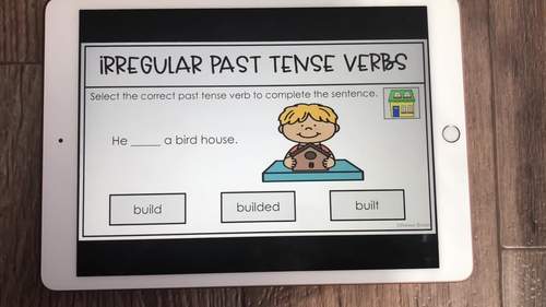 Teaching Verbs in Speech Therapy- NO PRINT by The Busy Speech Mom