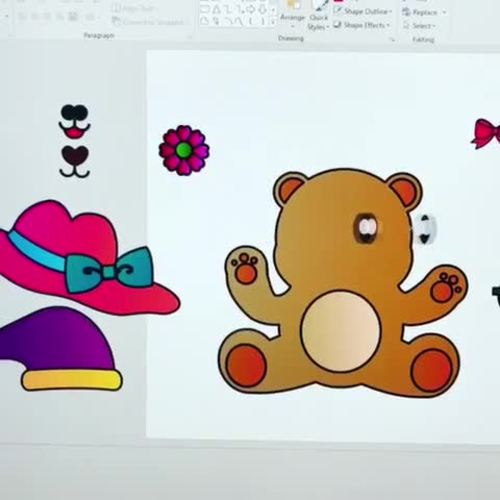 Build a Teddy Bear Clip Art by Tiny Graphics Shack | TPT