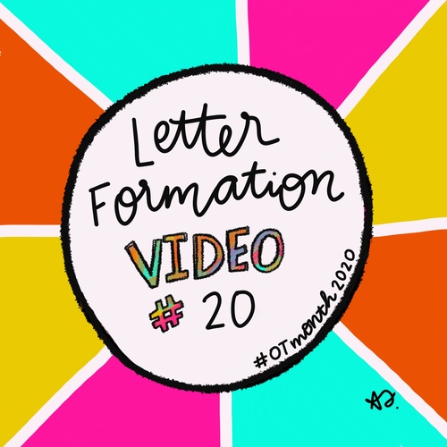 Letter Formation Video #20 — n m o s u by The ColorfullyEnthused OT