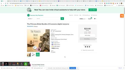 The Princess Bride Unit Bundle of Lessons digital resource | TPT