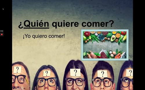 Spanish Interrogatives Question Words PowerPoint Distance Learning Ready