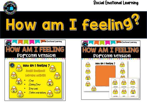 Emotion /Mental Health Check In | Social Emotional Learning-POPCORN version