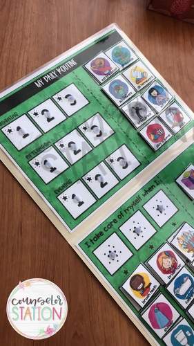 Visual Schedule Lap Book for Homeschool and Distance Learning Routines