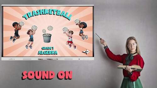 5 TRASHKETBALL Games- Gr 7 No Prep Math Review Activities - Algebra ...