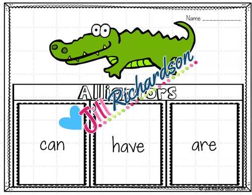 Alligators Writing Flap Books Kindergarten First Second Grade ESL Science
