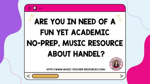 HANDEL Music Composer Research Activity and Worksheets | TPT