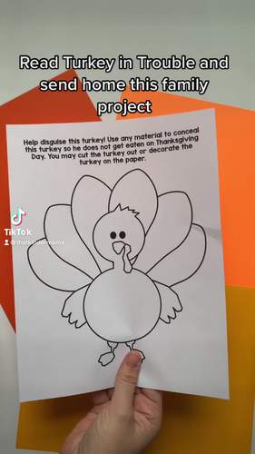 Disguise A Turkey | Turkey Trouble | Turkey in Disguise Craft Writing ...