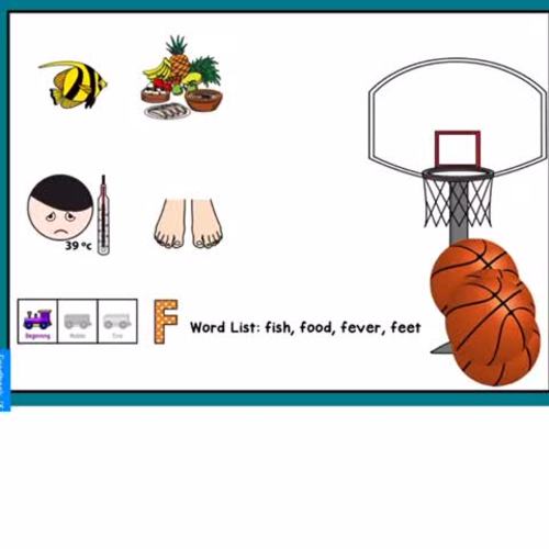 Boom Cards : /B/ Sound Articulation Basketball Game by Ausome Speech