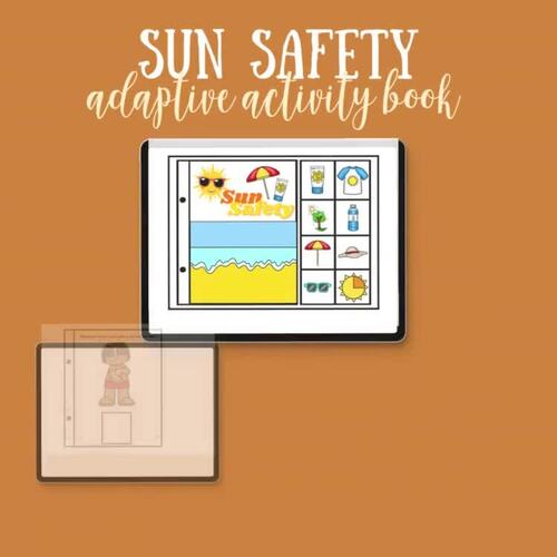 Autism Sun Safety Adapted Book Summer ABA Social Skills ESL SPED Ed ...