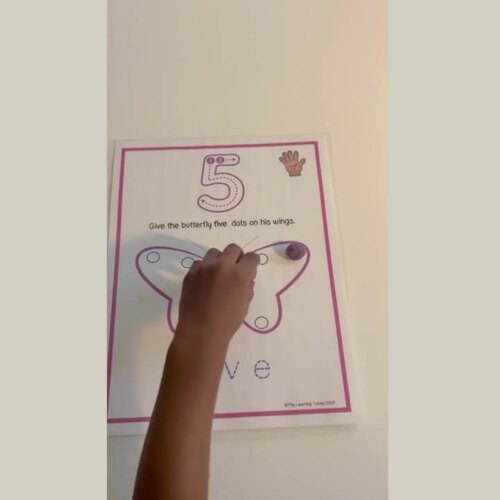 Number Playdough Mats Fine Motor Activities by The Learning Tunnel