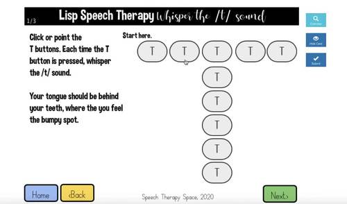 Lisp Speech Therapy Target Final /ts/ words BOOM Cards (TM) Distance ...