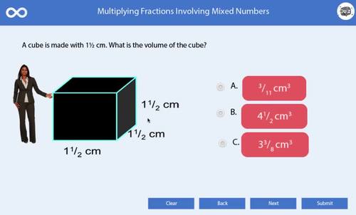 Multiplying and Dividing Fractions for Grade 4 to 7 CCSS.4.NF.B.4