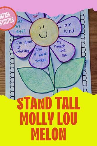 Stand Tall Molly Lou Melon Activities by Nomadic Bee | TPT