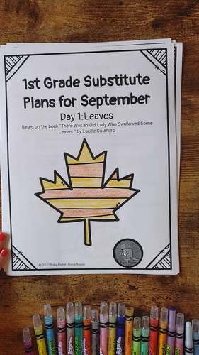 September Print-and-Go Substitute Plans For 1st Grade (Plans For Two Days)