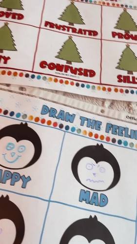Winter Feelings Centers | Christmas Feelings Charts | Play Doh ...