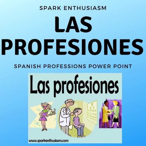 Professions (Las profesiones) Power Point in Spanish | TPT