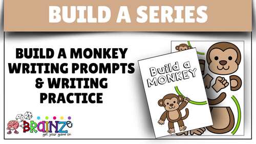 Language Craft and Activity | Build a Monkey Craft Literacy Center Pack