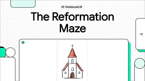 Protestant Reformation Maze Project by Z K | TPT