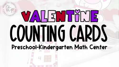 Valentine's Day Math Center Preschool, Pre-K, Kindergarten- Love Potion ...