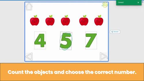Kindergarten Math Test Prep | Math Review Kindergarten BOOM Cards CCSS ...