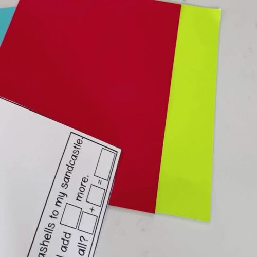 Summer Addition Crafts Story Problem Crafts for Kindergarten Math ...