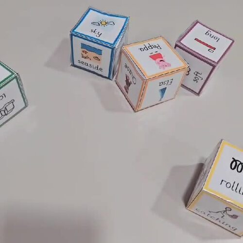 Colourful semantics dice SEN speech therapy by The Greek Special Ed Teacher