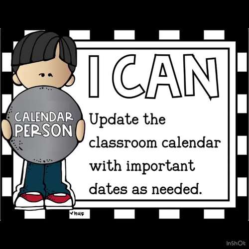 I Can Classroom Job Descriptions for Community Building for K-3 by Got ...