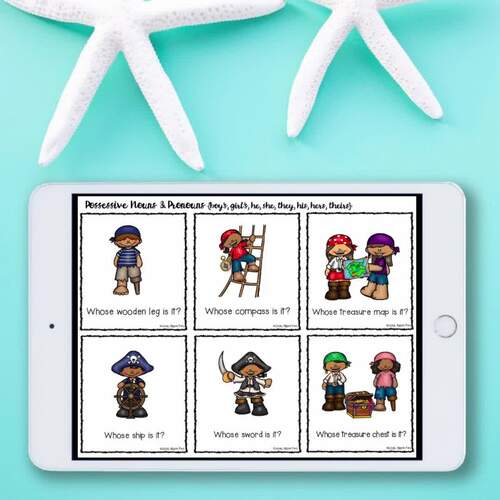 Pirate Speech Picture Scene for Speech Therapy - Talk Like a Pirate Day