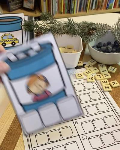 Hot Chocolate CVC Task Cards by Blueberry Patch | TPT