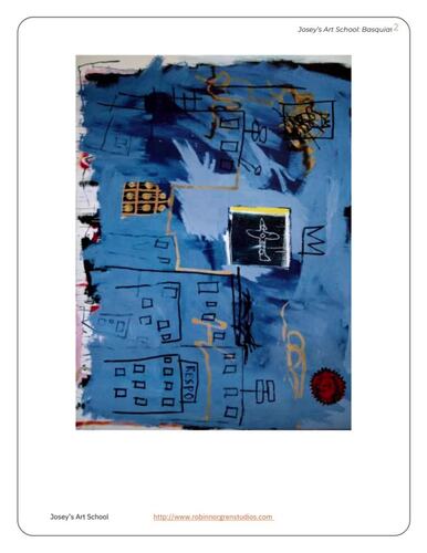 Basquiat Art Lesson Writing Activity History Fun Facts 2 Buildings ...