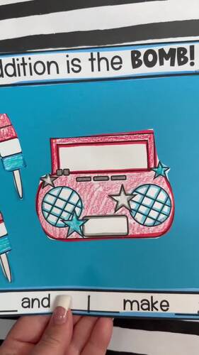 Patriotic Ice Pop Addition Math Craft Memorial Day Activity | TPT