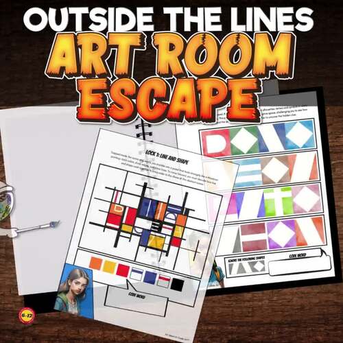 Elements of Art Room Escape, Short Printable, No Prep - Middle School ...
