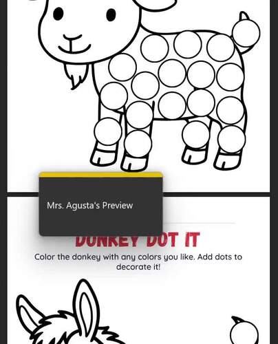 Farm Animals Dot Marker Activities | Fine Motor & Coloring | Preschool