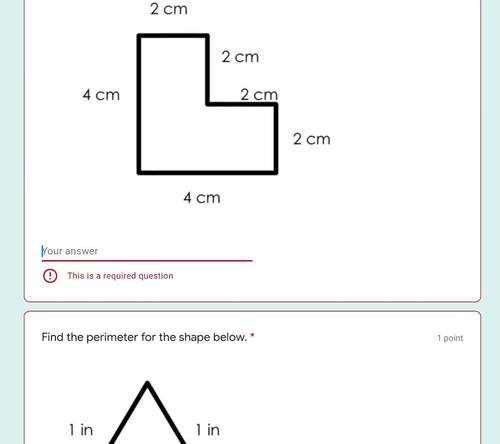 3rd Grade Math Area and Perimeter Google Form Assessment Bundle | TPT