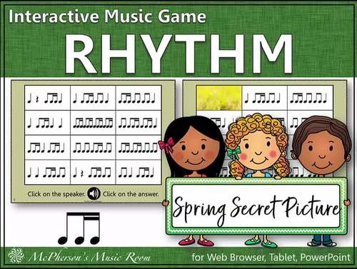 Interactive Rhythm Game 1 Eighth 2 Sixteenths Spring Reveal the Secret ...