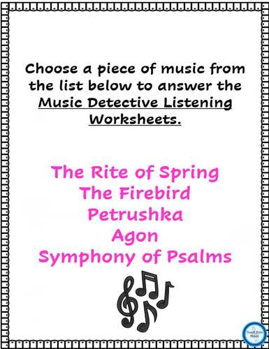 Homeschool Music Games, 20th Century Composers, Mystery Games, Bingo
