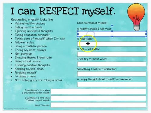 Distance Learning Respect Lesson by The Counseling Teacher Brandy