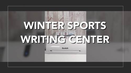 Winter Sports Writing Activities For Writing Stations With Word Wall Words