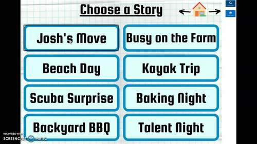 Short Story Comprehension with WH Questions BOOM Cards™ Language Activity