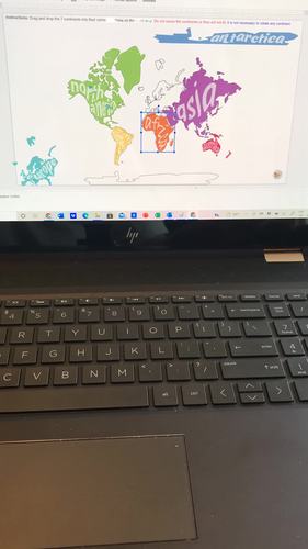 World Map Label and Assemble Continents and Oceans Digital Geography ...