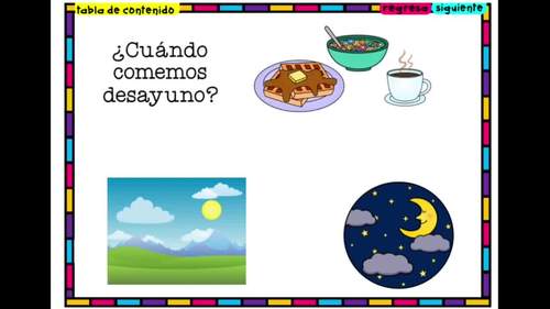 Spanish Question Words - WH questions when & how - Spanish Boom Cards