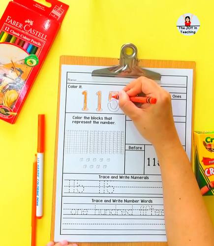 Number Sense Numbers 1-120 Worksheet by The Joy in Teaching | TPT