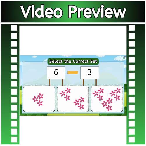 Subtract and Find: Select the Correct Set (Single-Digit Subtraction ...