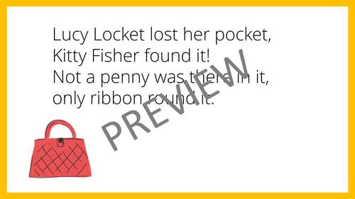 Lucy Locket- A Simple Song by Story Strategy Song | TpT