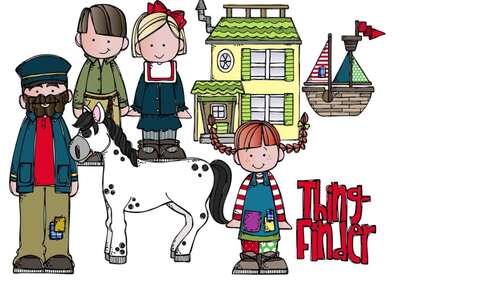 Pippi Longstocking clip art literature clip art 2025 COMBO PACK | TPT